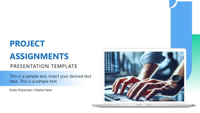 Title Slide - Project Assignments Template - SlideModel