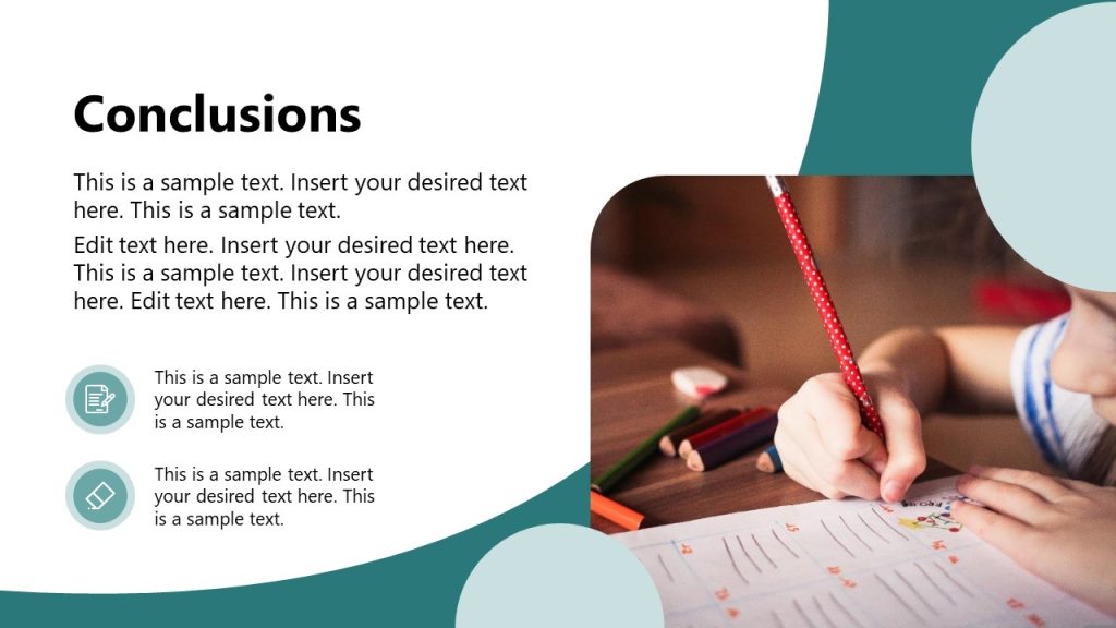 Creative Editable Conclusions PowerPoint Template - SlideModel