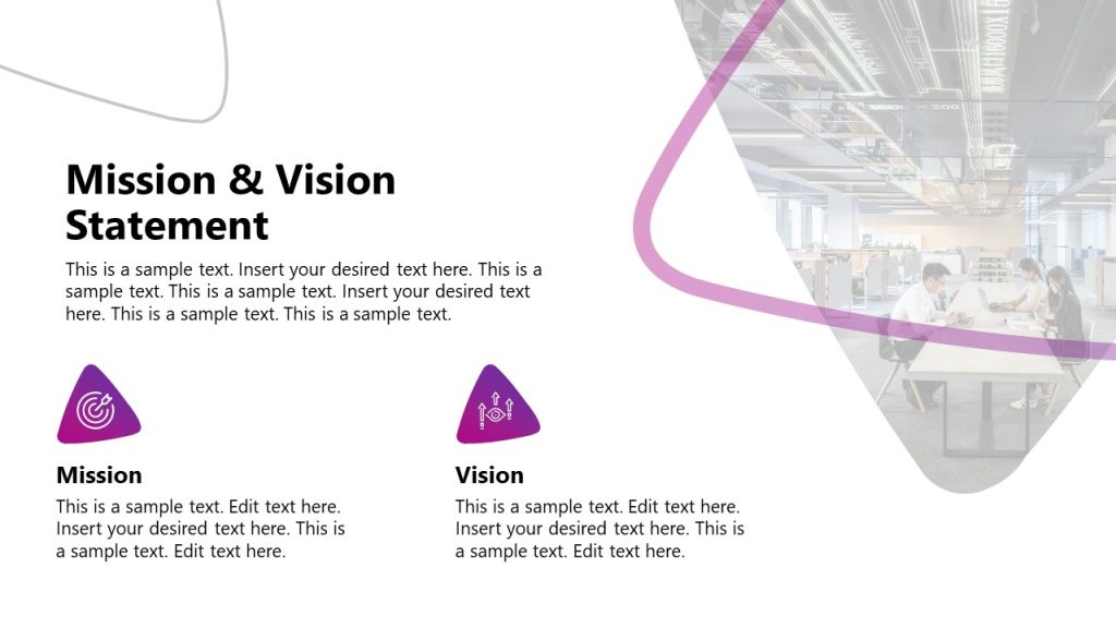 Mission & Vision Statement - Corporate Culture PPT Template - SlideModel