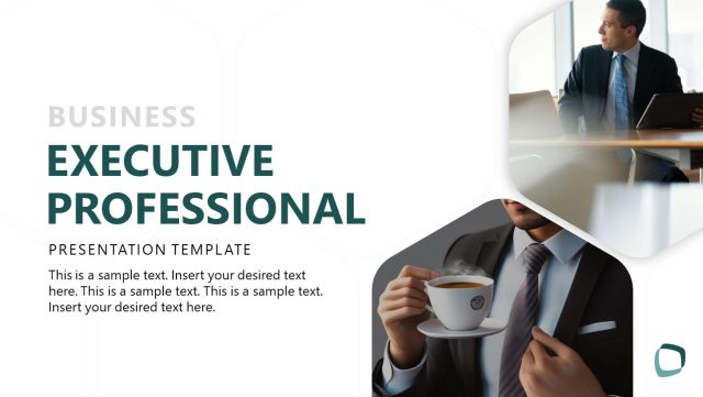 Executive Professional Slide Deck - Title Slide - SlideModel