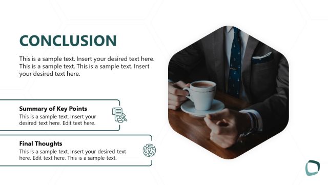 Conclusion Slide for Executive Professional PowerPoint Template ...