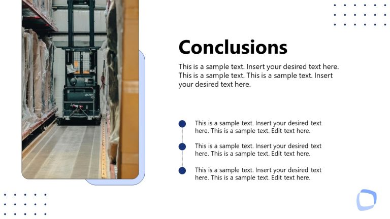 Inventory Management Template Conclusion Slide - SlideModel