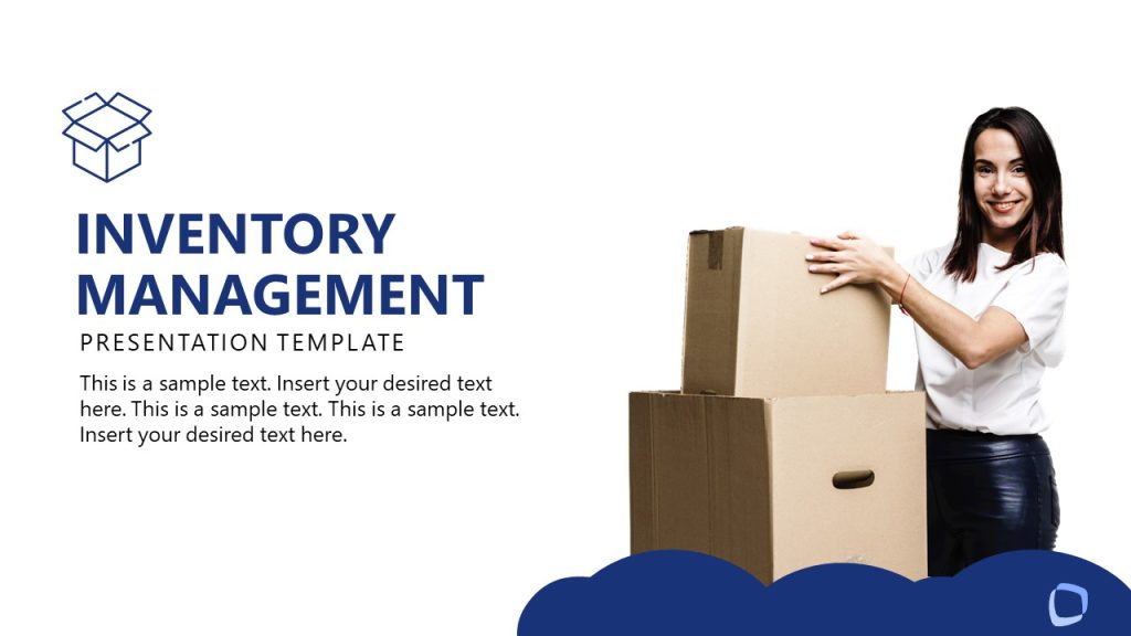 Editable Inventory Management Slide Template - SlideModel