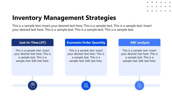 Inventory Management Strategies Slide - SlideModel