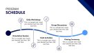 Curved Timeline Slide for Program Schedule - SlideModel