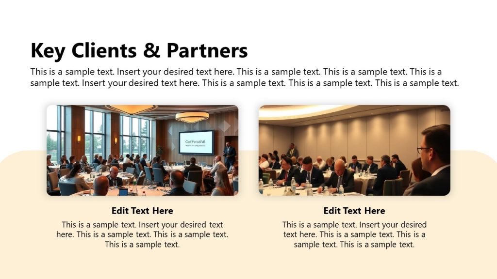 Editable Key Clients and Partners PPT Slide - SlideModel