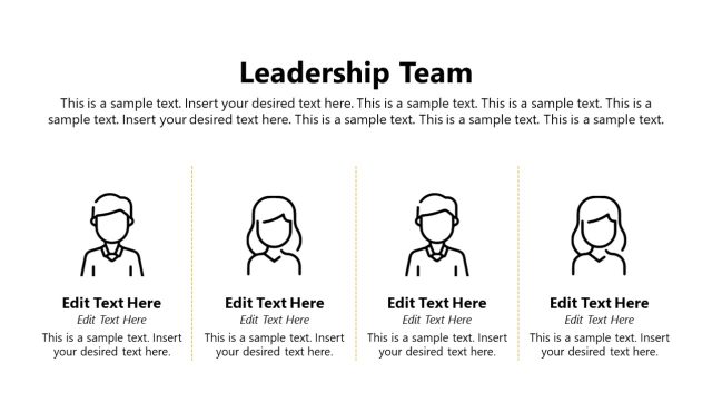 Leadership Team Presentation with Images - SlideModel