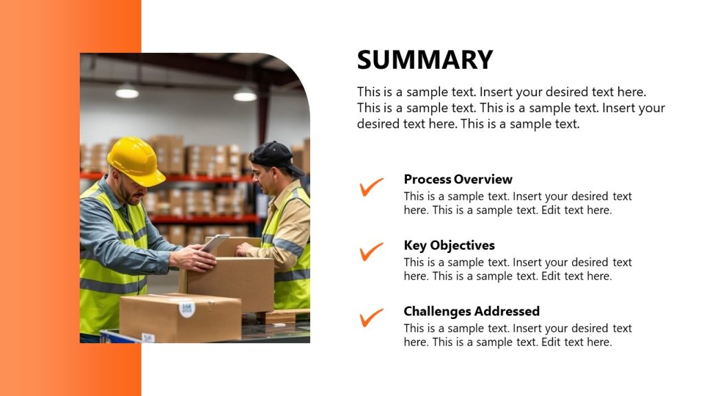 Summary Slide -Distributor Onboarding Template - SlideModel