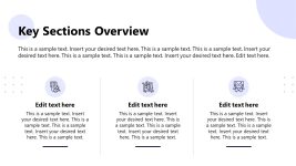 Key Sections Overview Slide - Procedures Handbook Template - SlideModel