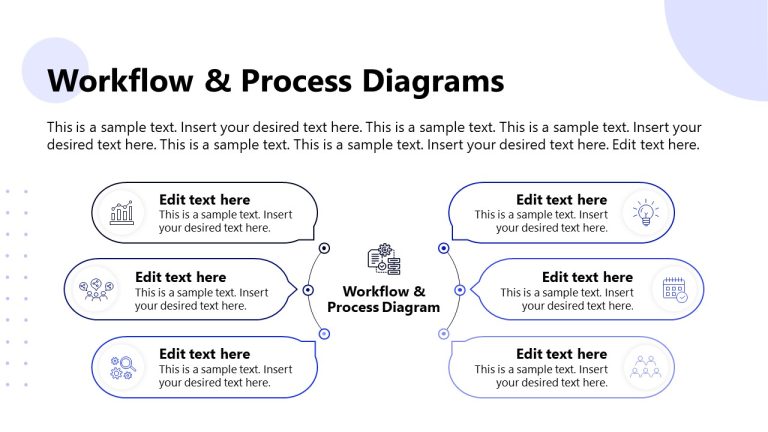 Workflow and Process Diagram PPT Template Slide - SlideModel