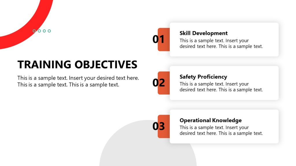 Training Objectives Presentation Slide - SlideModel