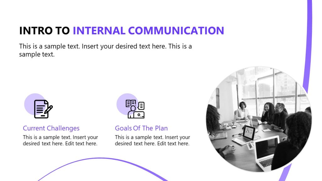 Intro To Internal Communication PPT Slide - SlideModel
