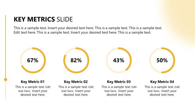 Key Metrics Slide - Business Corporate Pitch Slide Template - SlideModel