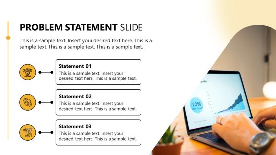 Problem Statement Slide with Infographics - SlideModel