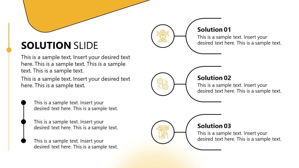 Business Solution Presentation Template Slide - SlideModel
