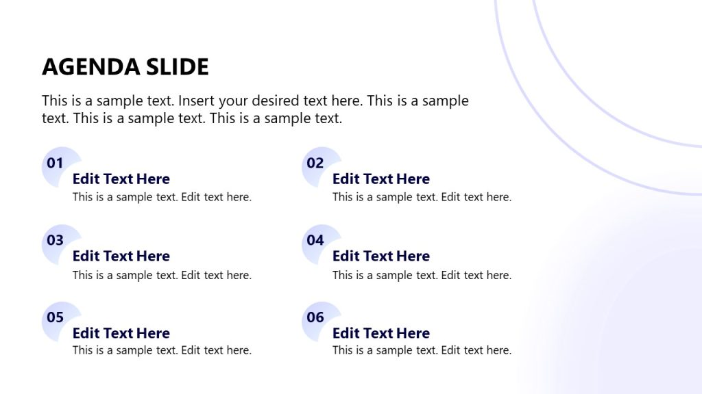 Agenda Slide for PowerPoint - PIR Presentation Template - SlideModel