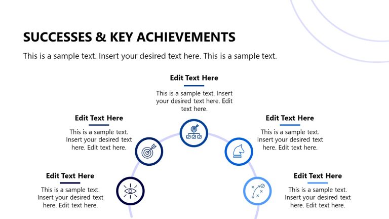 Success & Key Achievements Infographics Slide - SlideModel