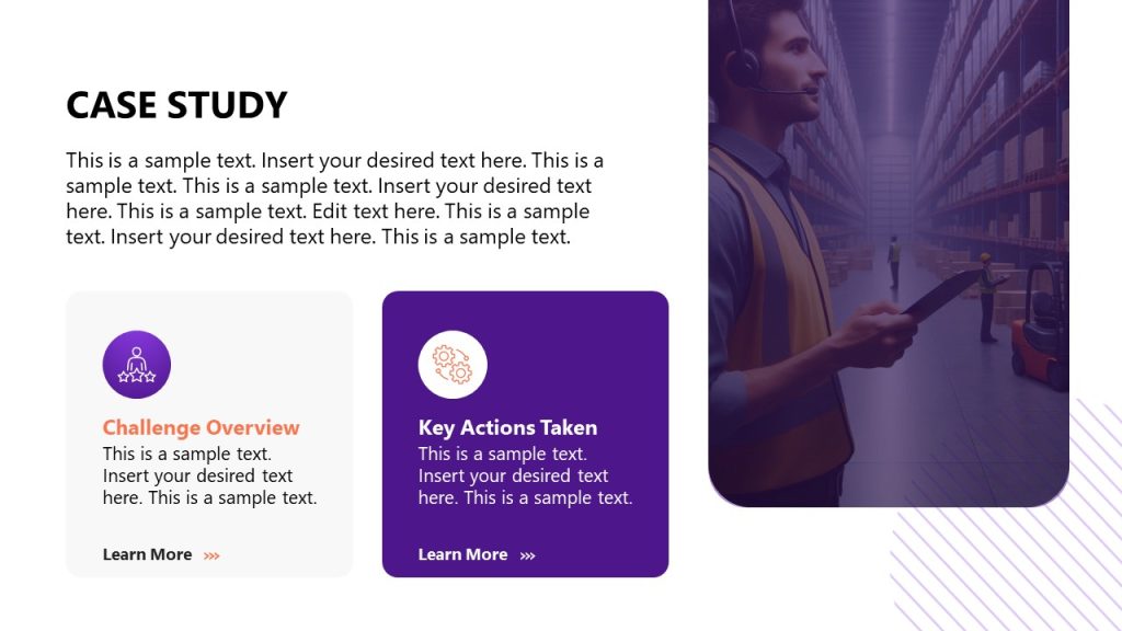 Editable Case Study Discussion Slide - SlideModel