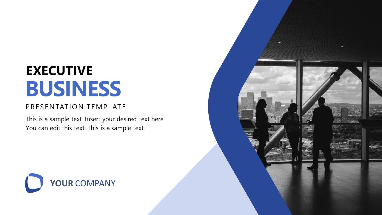 Cover Slide - Executive Business Presentation Template - SlideModel