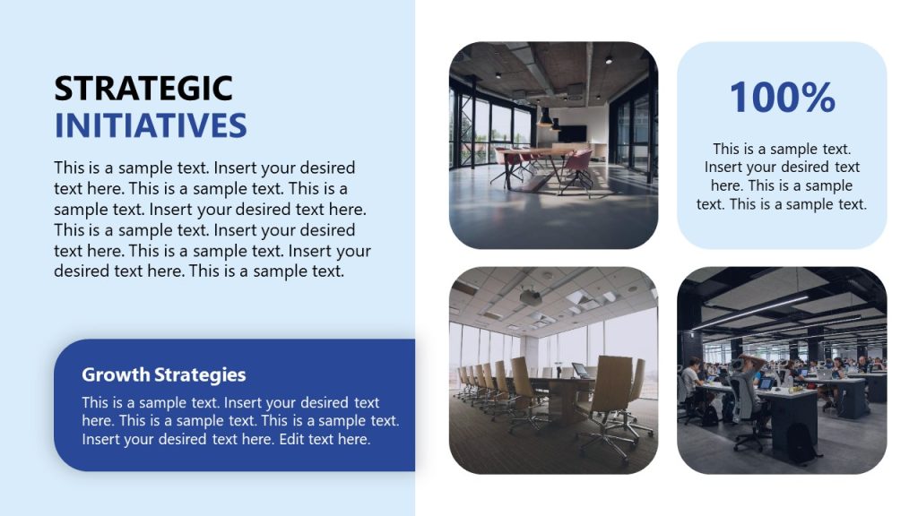 Slide for Strategic Initiatives - Executive Business Template - SlideModel