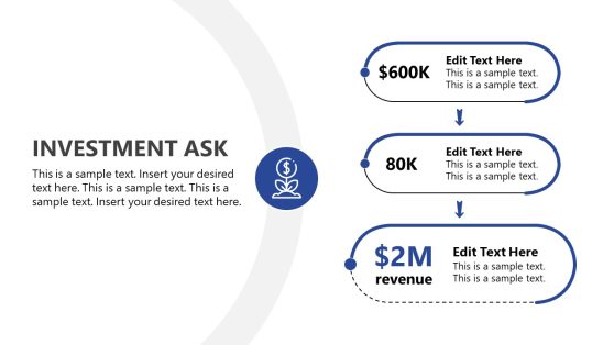 Investment Ask Slide - Pitch Deck PowerPoint Template - SlideModel