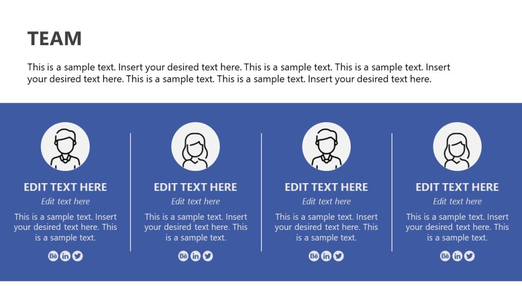 Team Presentation Slide - Pitch Deck Template - SlideModel