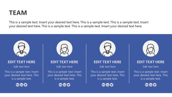 Team Presentation Slide - Pitch Deck Template - SlideModel