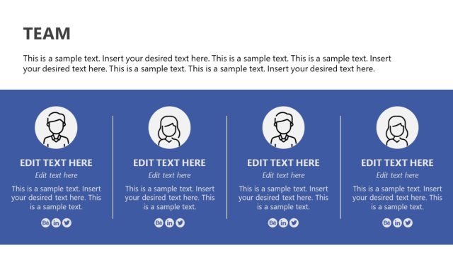 Team Presentation Slide - Pitch Deck Template - SlideModel