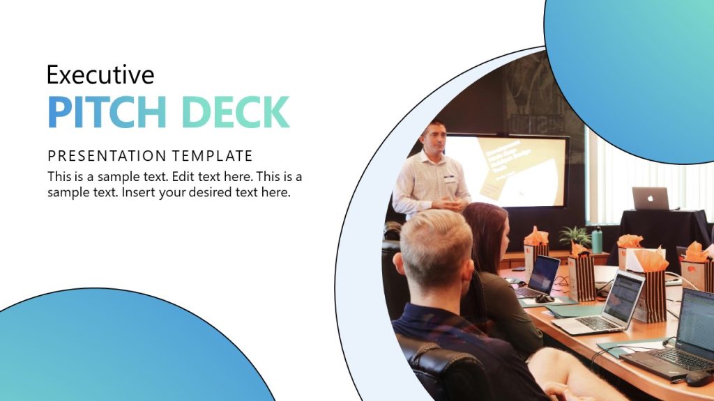 Title Slide - Executive Pitch Deck PPT Template - SlideModel