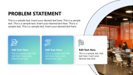 Problem Statement Slide with Infographics - SlideModel