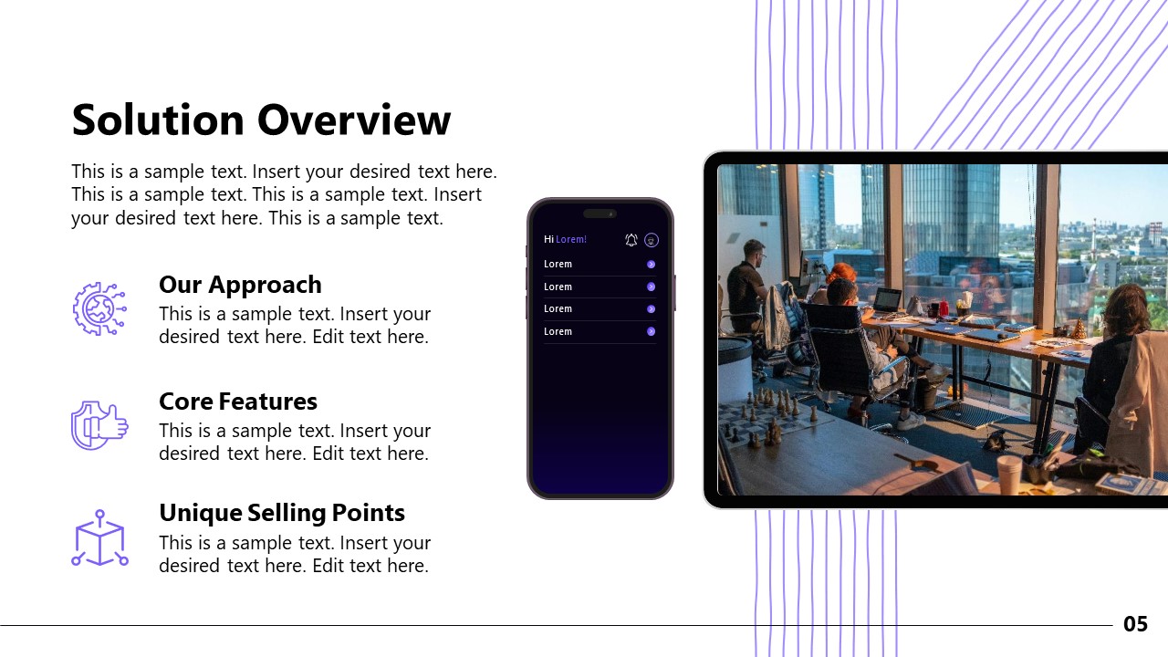 Tech Startup Business Development PowerPoint Template