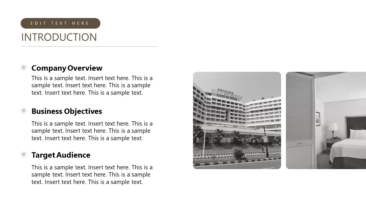 Hotel Business Proposal PowerPoint Template