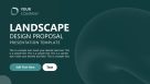 Landscape Design Proposal Template Title Slide - SlideModel
