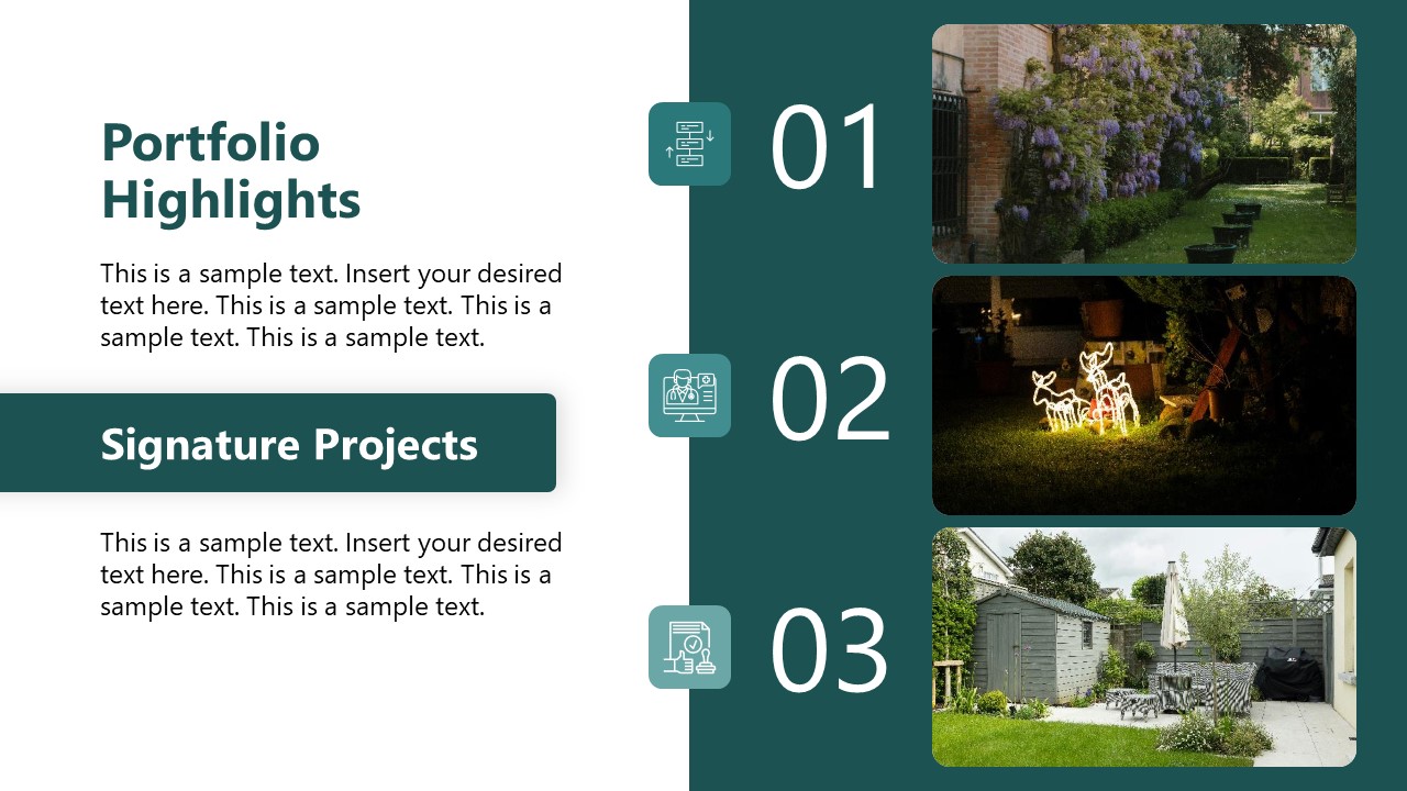 Landscape Design Project Proposal PowerPoint Template