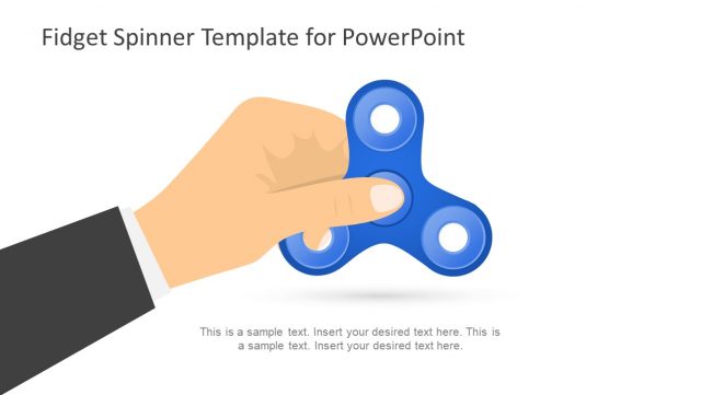 Visual Graphic PowerPoint Fidget Spinner - SlideModel
