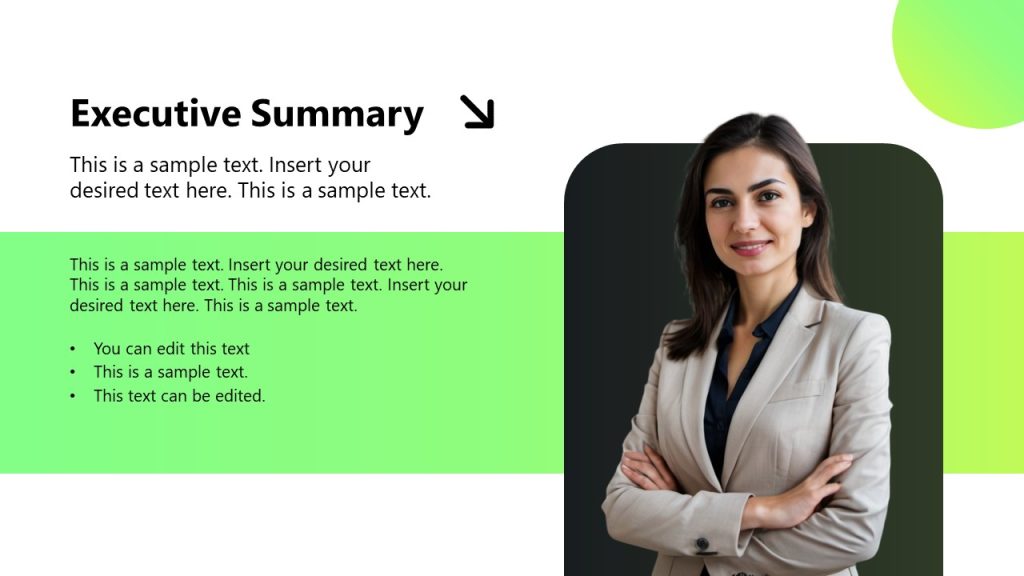 Executive Summary Slide - Strategic Initiatives Template - SlideModel Executive Summary Slide - Strategic Initiatives Template - SlideModel