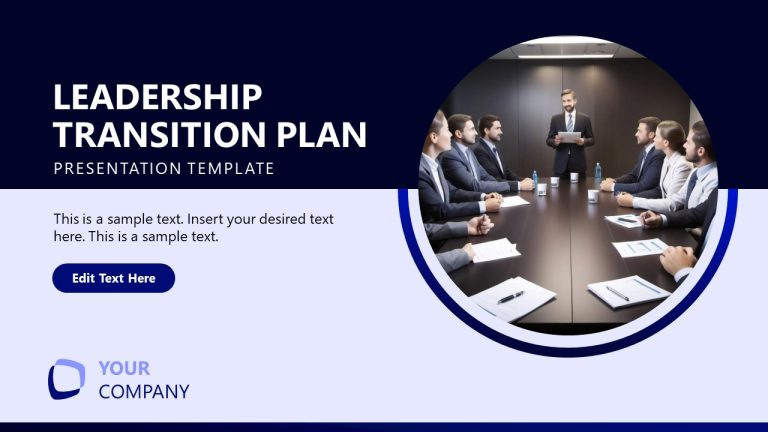 Leadership Transition Plan Slide Deck - SlideModel