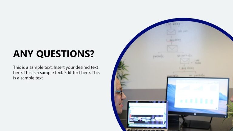 Editable Any Questions Slide - Client Transition Plan PPT Template ...