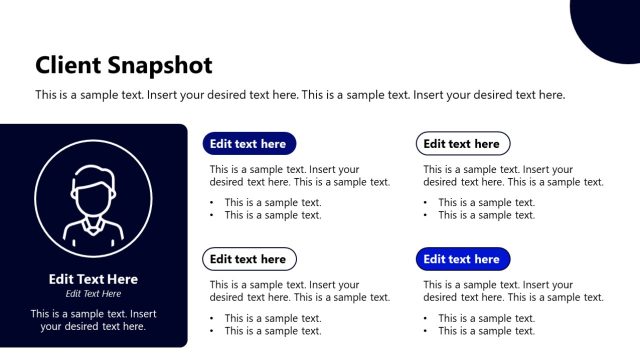Client Snapshot Slide - Client Transition Plan - SlideModel