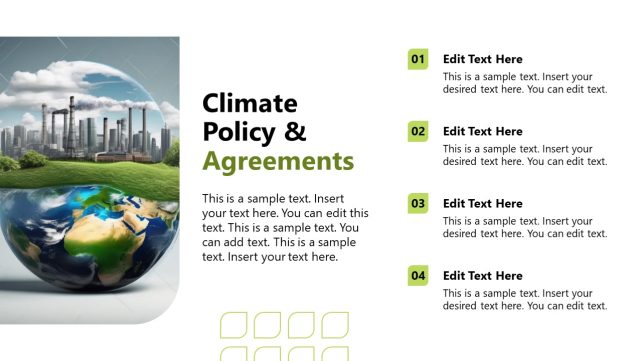 Climate Policy & Agreements - Climate Change Template - SlideModel