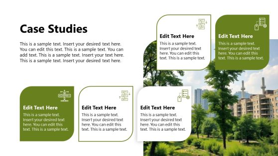 Case Studies - Climate Change PowerPoint Slide - SlideModel