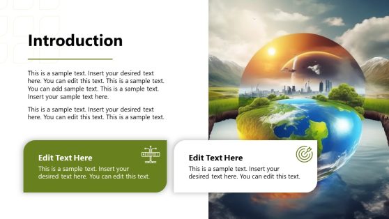 Introduction Slide - Climate Change PPT Slide Template - SlideModel