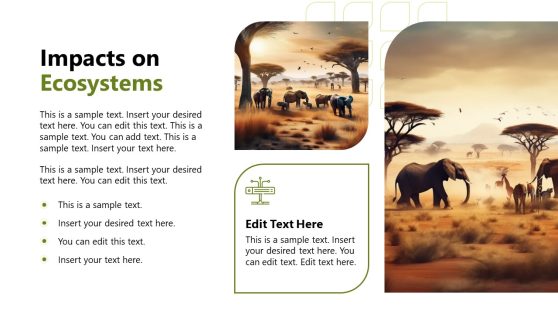 Impacts on Ecosystem - Climate Change PPT Template - SlideModel