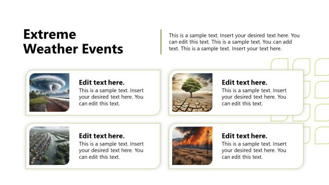 Extreme Weather Events - Climate Change Template - SlideModel