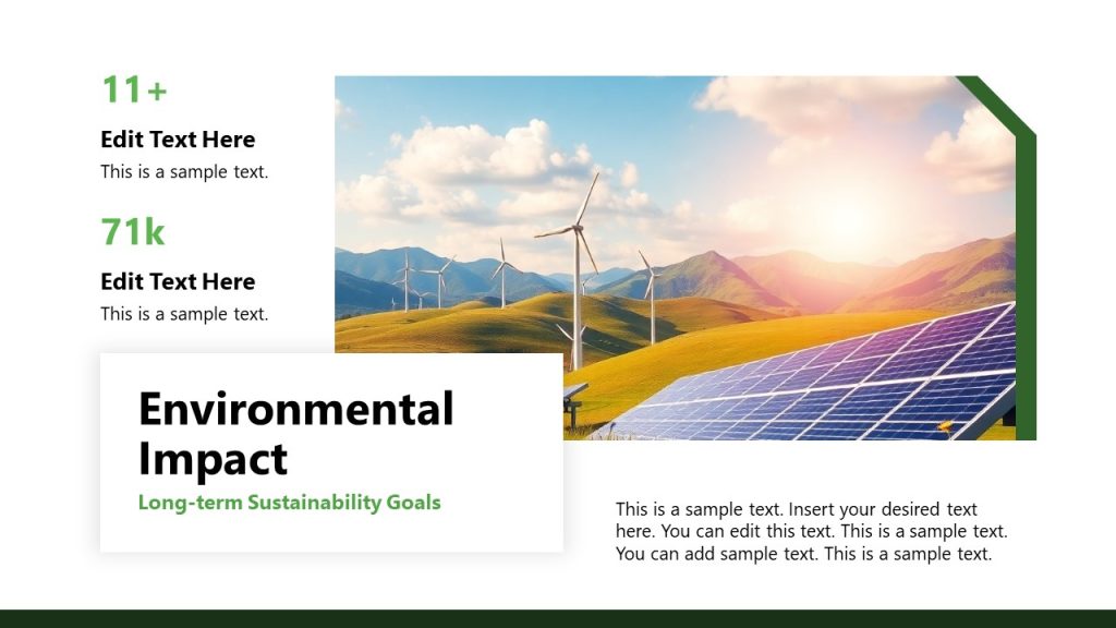 Environmental Impact PPT Template Slide - SlideModel
