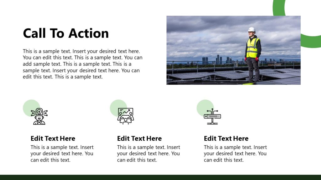 CTA Presentation Slide - Renewable Energy PPT Template - SlideModel