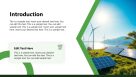 Introduction Slide - Renewable Energy Investment Plan PPT Template ...