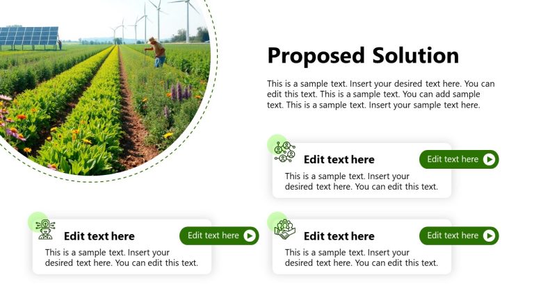 Proposed Solution Slide with Editable Image Placeholder - SlideModel