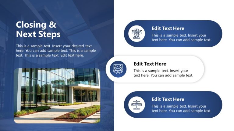 Closing & Next Steps PowerPoint Template - SlideModel