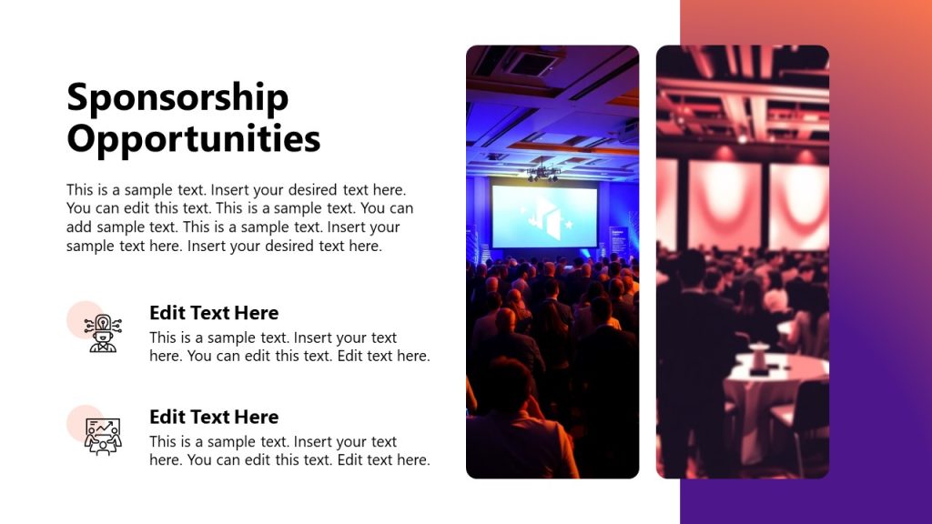 Sponsorship Opportunities PPT Slide - SlideModel